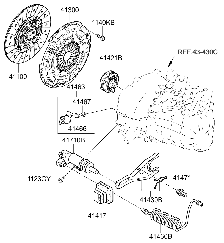Корзина сцепления (VKD39718) Tucson 1.7D (10-), I30 1.6D (12-) (41300 ...